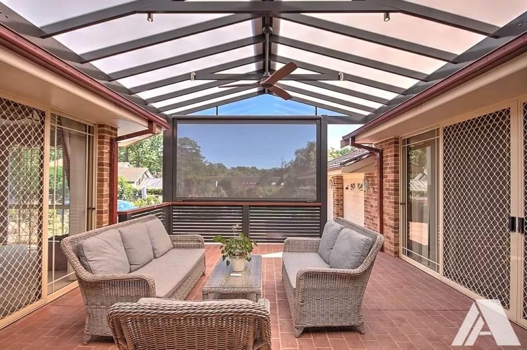 Track Guided Blinds- Projects | Aussie Outdoor Living