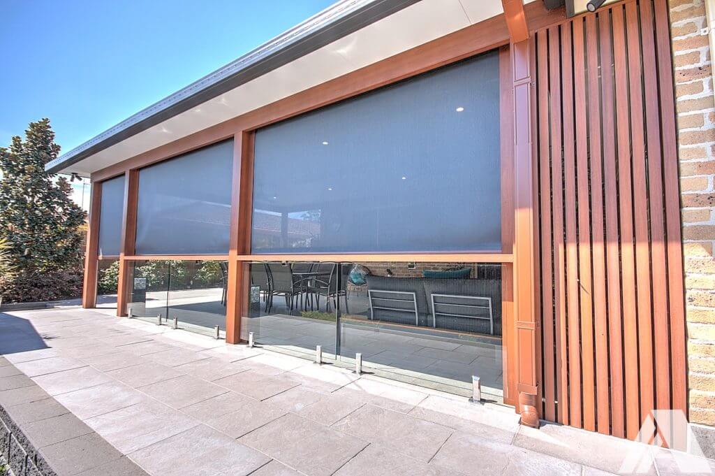 Track Guided Blinds- Projects | Aussie Outdoor Living